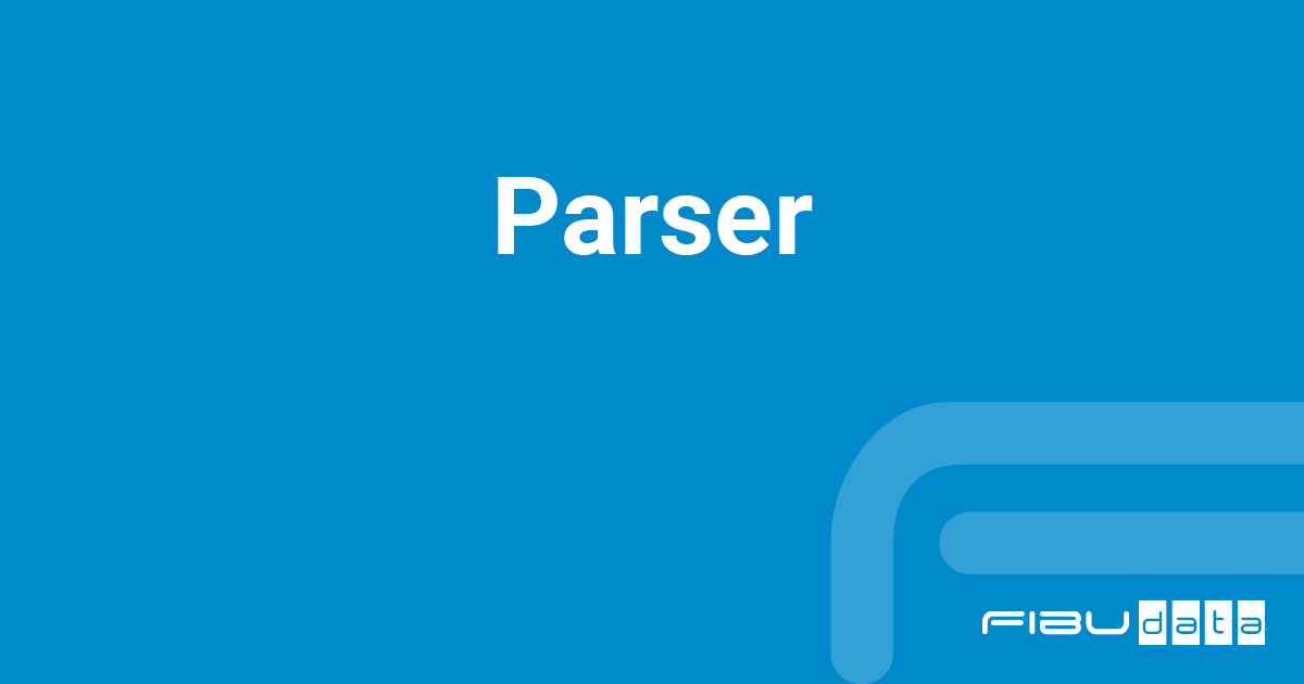 Parser Definition – FIBUdata Softwareentwicklung