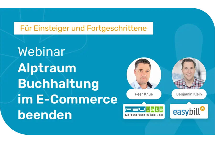 FIBUdata x easybill – Webinar Buchhaltung im E-Commerce